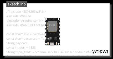 Thingspeak Subscribe Teeeest Wokwi ESP32 STM32 Arduino Simulator