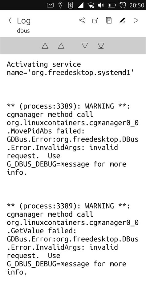 Systemd Dbus Not Starting On Ubuntu Touch Unix Linux Stack Exchange