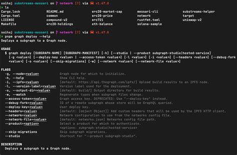 Graph Deploy Help Fails When Subgraph Yaml Is Missing Issue Graphprotocol Graph