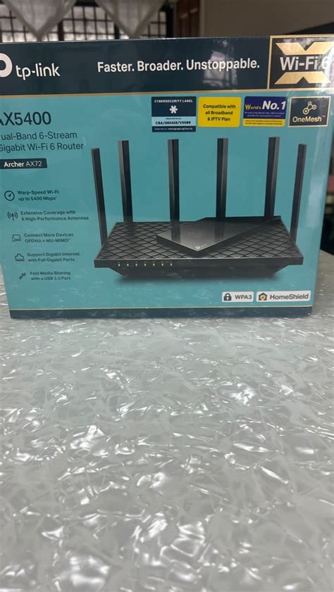 Tp Link Ax Wifi Router Computers Tech Parts Accessories Networking On Carousell