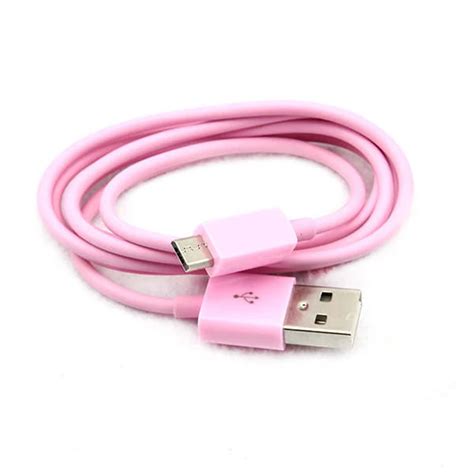 Pink V Micro Usb Data Sync Charging Cable For Samsung Galaxy S I Note N In Mobile