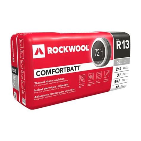 Stone Wool Insulation Batt R 13 3 12 In X 1525 In X 47 In 597 Sq