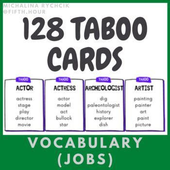 Expand Vocabulary With Taboo Game