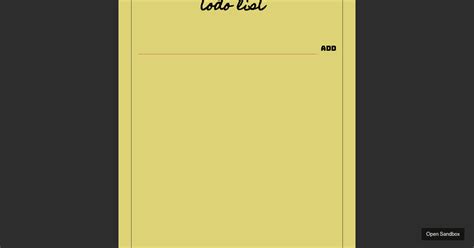 Static Codesandbox