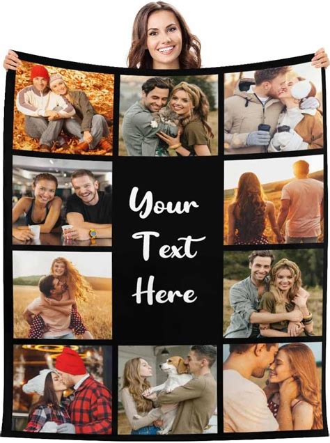 Yescustom Custom Blankets With Picture Personalized