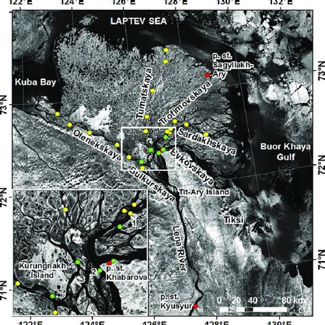 Measurement Profiles In The Lena River Delta During Expeditions From Download Scientific