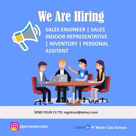 Pt Master Cipta Sentosa On Linkedin Infoloker Lowonganpekerjaan Salesengineer
