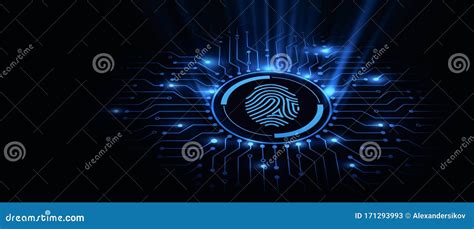 Fingerprint Safety Technology Cyber Security Electrical Board For Biometric Authentication