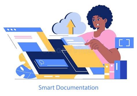 Development Process Automation Flat Vector Stock Vector Illustration Of Woman Transfer