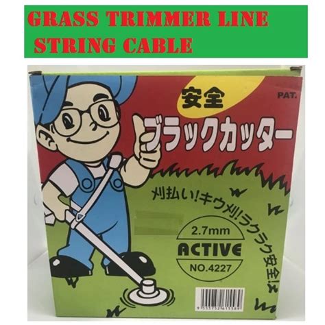 Grass Trimmer Line String For Grass Cutting Tali Mesin Rumput 24mm