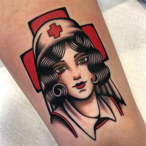 Vintage Nurse Tattoo