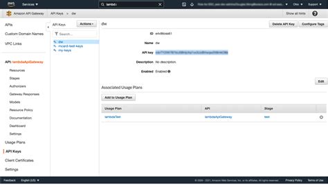 Connecting To AWS Lambda Via Amazon API Gateway Using REST
