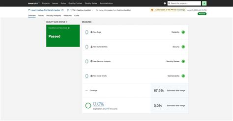 Unable To Get Coverage In Pr Level Analysis For Typescript Project Sonarqube Server
