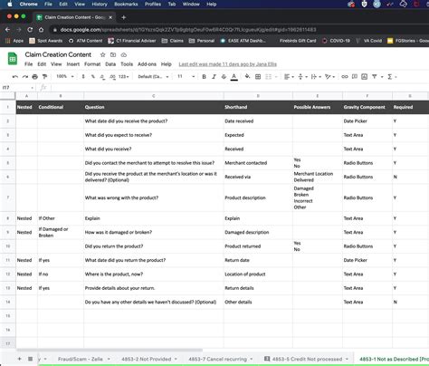 Bank Claims Creation — Danielle Simpson