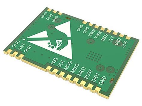 LoRa SX1262 Module 22dBm 850 930MHz SPI U FL Modtronix