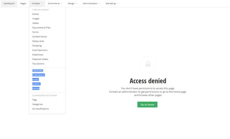 Access Denied New Content Editing Experience On Dynamic Modules Named