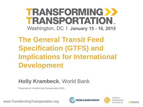 Pdf The General Transit Feed Specification Gtfs And Implications
