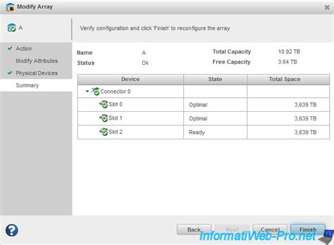 Changing The RAID Level Of A Logical Drive Using MaxView With The Adaptec SmartRAID I E