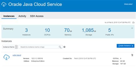 Provisioning Oracle Data Integrator Cloud Service Provisioning Oracle Data Integrator Cloud Service