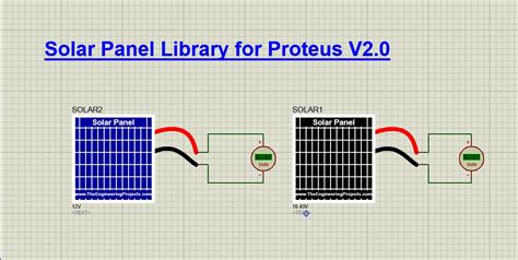 Download And Add Solar Panel Library For Proteus 8 Professional
