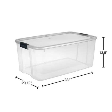 Sterilite Storage Bin Size Chart At Alyssa Camm Blog