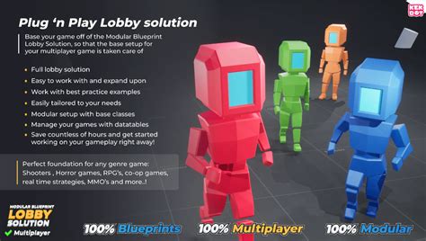 Multiplayer Blueprint Lobby Solution By Kekdot Shop Assets 3d