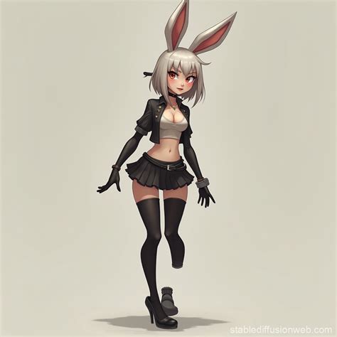 Bunny Game Character In High Heels Stable Diffusion Online