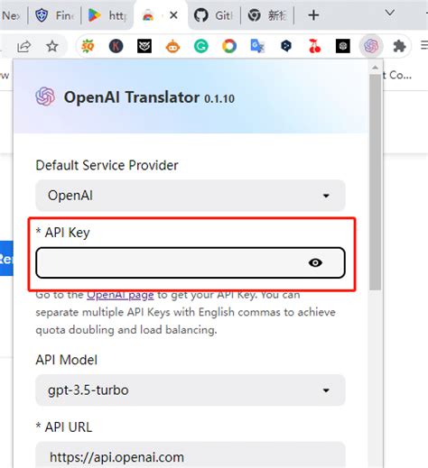 Chatgpt翻译插件 — 主流翻译软件的强劲对手！ 代理 • Proxy