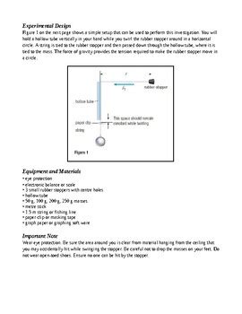 TEACHER S LAB GUIDE ANSWERS SPH4U Uniform Circular Motion Lab