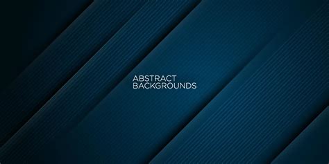 Popular Dark Blue Gradient Illustration Background With 3d Look And Simple Pattern Cool Design