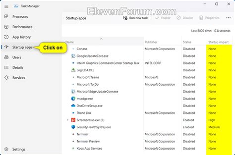 See Impact Of Startup Apps In Windows 11 Windows 11 Forum