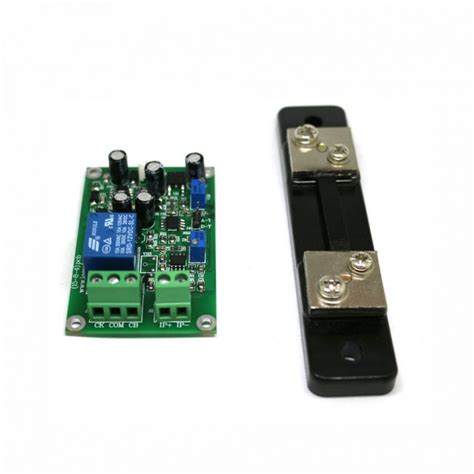 dc current detection sensor shunt module relay 0 5v output