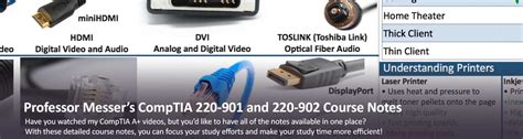 Professor Messers Downloadable Comptia 220 901 And 220 902 Pdf Course