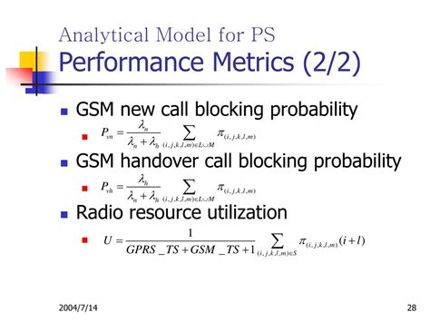 Ppt High Utilization Resource Allocation And Performance Evaluation For Gprs Networks