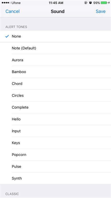 Audio Change Sound Of Remote Push Notification Locally At IOS Level