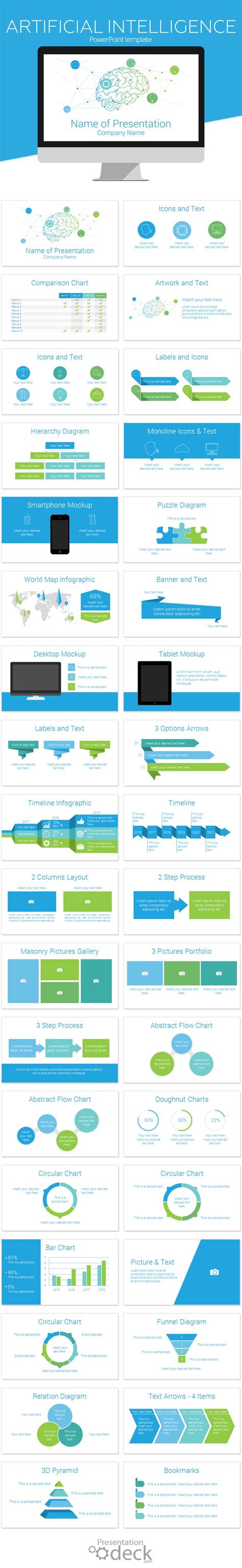 Artificial Intelligence Powerpoint Template Machine Learning Artificial