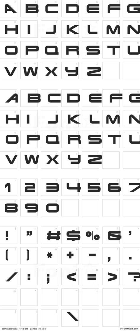 Terminator Real Nfi Font Fontmagic
