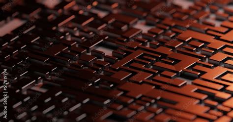 Abstract 3d Design Background With Gpu Cpu Technology Pattern Of Lines