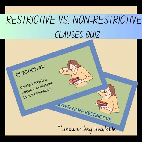Restrictive Vs Non Restrictive Clauses Understanding The Difference