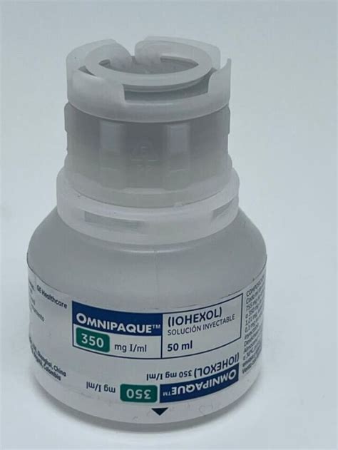 New Ge 00407141489 Omnipaque 350 Mg 50 Ml Disposables General For