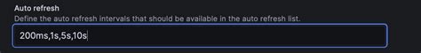 How To Increase Grafana Refresh Rate Frequency Questdb