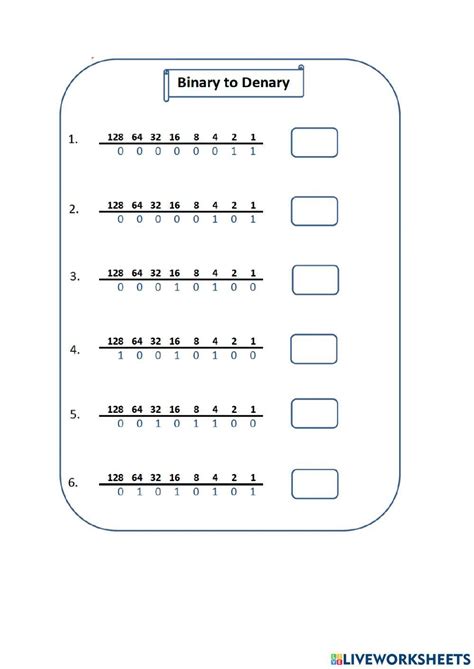 Binary Numbers Free Interactive Worksheets 1783377 Binary Numbers Free Interactive Worksheets 1783377