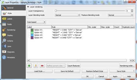 Qgis Using The Rule Based Style To Calculate Each Grid Cell From Overlaps Geographic