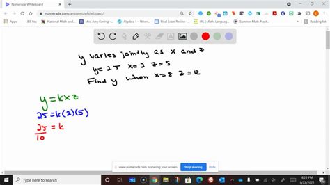 solved use the four step procedure for solving variation problems given