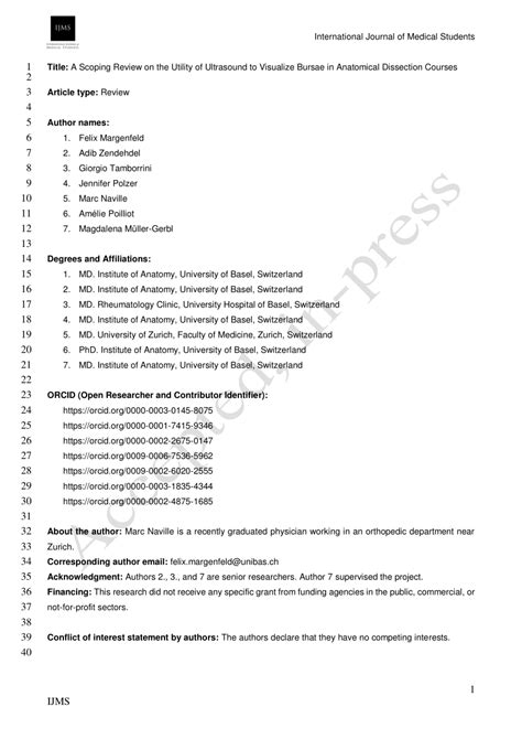 Pdf A Scoping Review On The Utility Of Ultrasound To Visualize Bursae