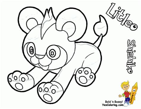 Litleo Pokemon Coloring Pages Coloring Pages