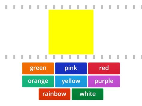 Color Words Matching Find The Match