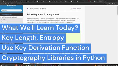 Learning Python Tutorial Cryptography Part 2 What Is Key Entropy