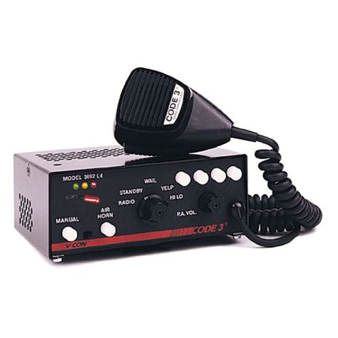 V Con Siren With Light Control Circuits Emergency Lights Warning Lights Whelen Lights