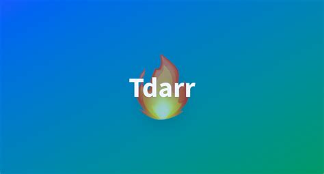 Tdarr A Hugging Face Space By Thenacken
